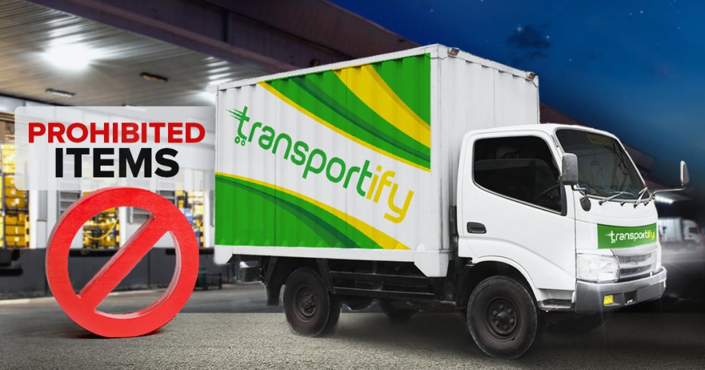 13 Prohibited Items on Freight & Cargo Delivery App