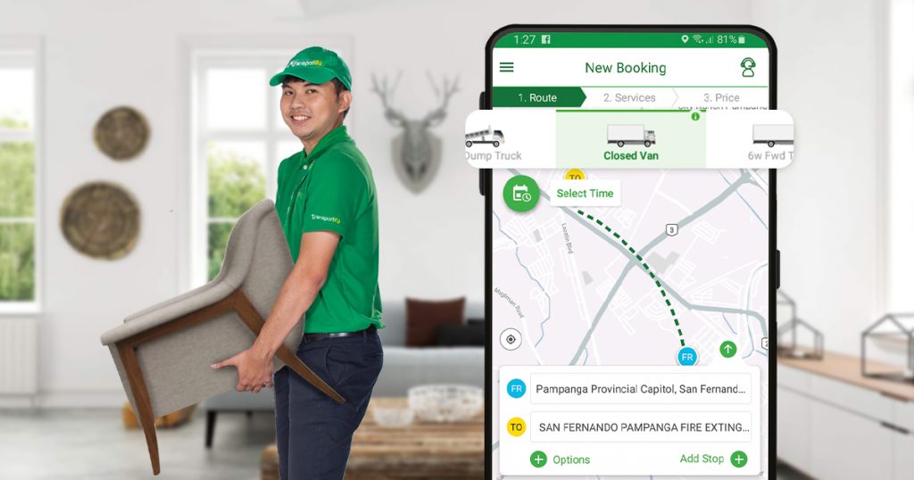 App For Moving Furniture & Relocation Services (4.8/5)