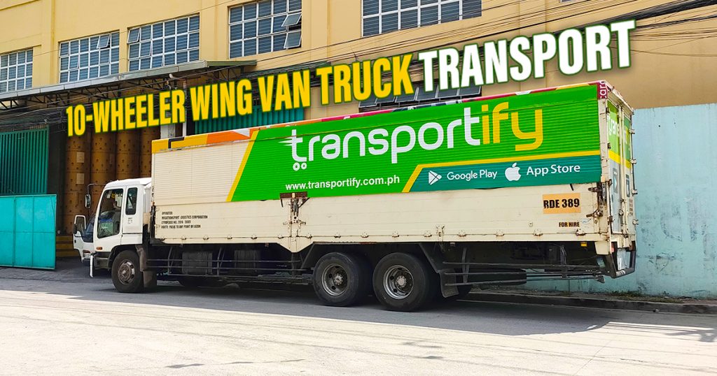 10-Wheeler Wing Van Truck Transport [Luzon-Wide]