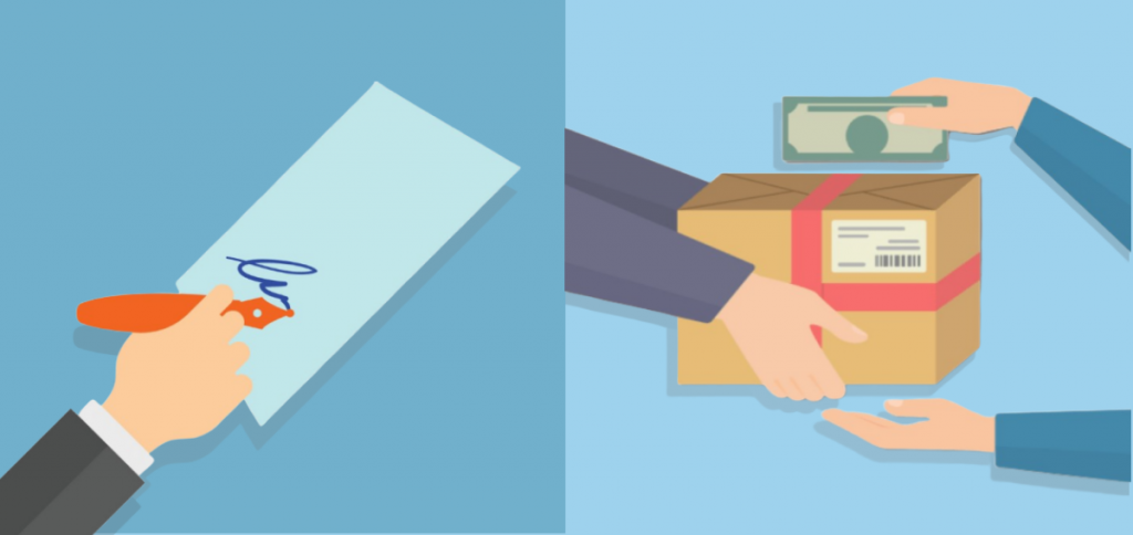 Document Return (POD) or Cash-on-Delivery (COD)