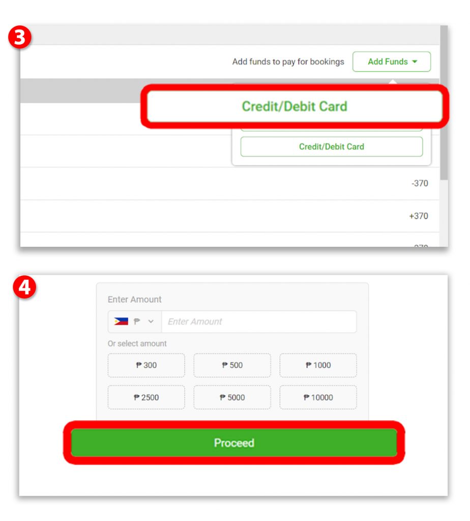 Pay Using Credit and Debit Card