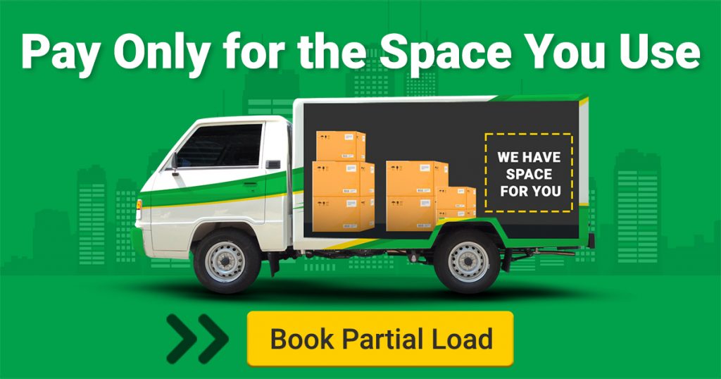 Book Partial Load Pay Partial Cost